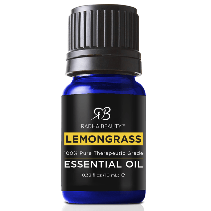 100 Pure Lemongrass Essential Oil Radha Beauty