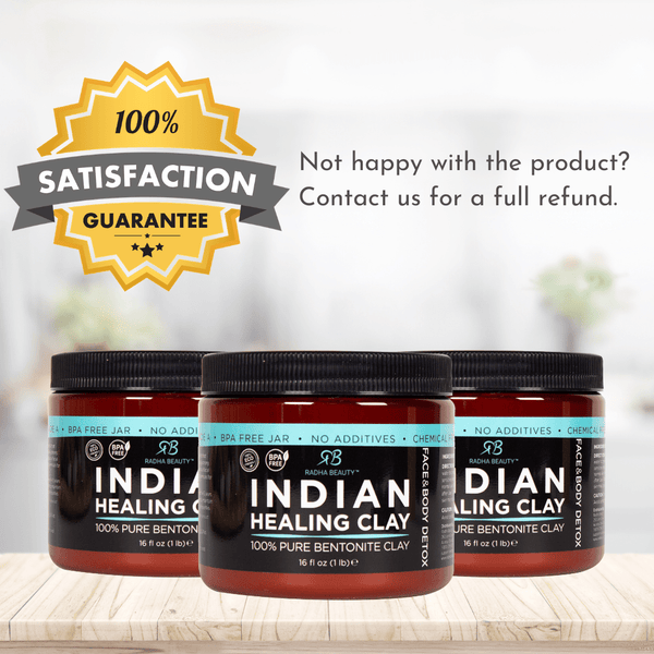 Indian Healing Clay | 100% Pure Bentonite | Radha Beauty